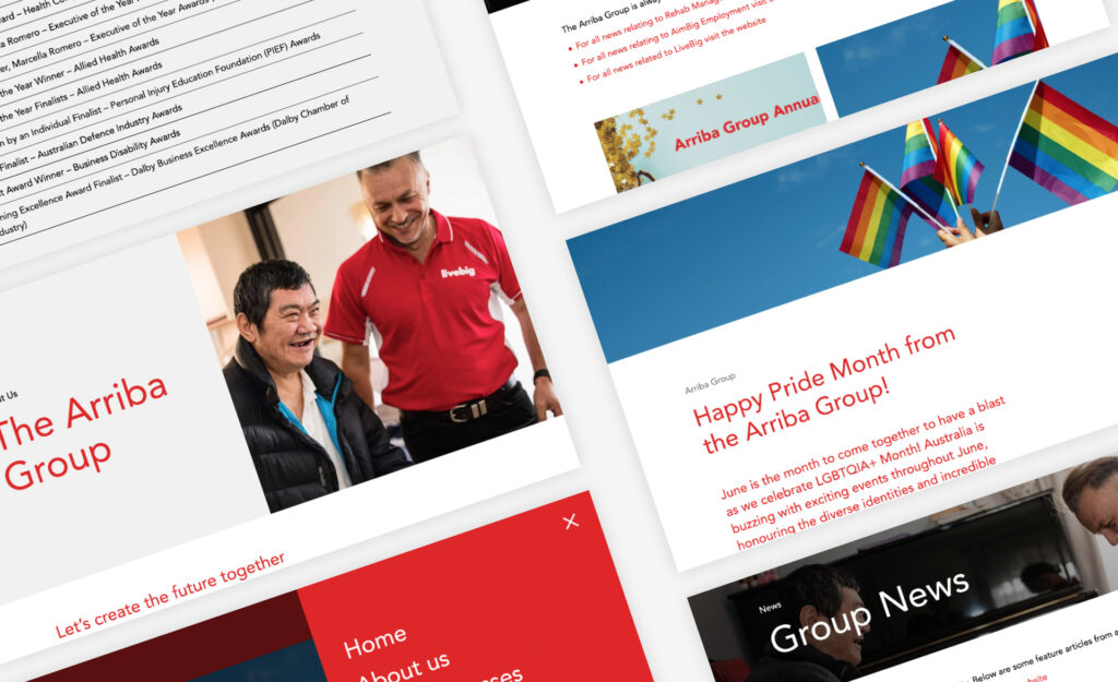 Arriba Group Case Study | Handmade Web & Design